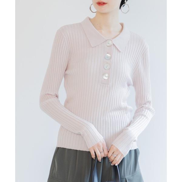 ZOZO問い合わせ番号:103901146ショップ:Paradise Picnic，パラダイス ピクニックブランド:Paradise Picnic，パラダイスピクニック商品名:LILLY LYNQUE ビッグリブ釦トップスカテゴリ:トップス...
