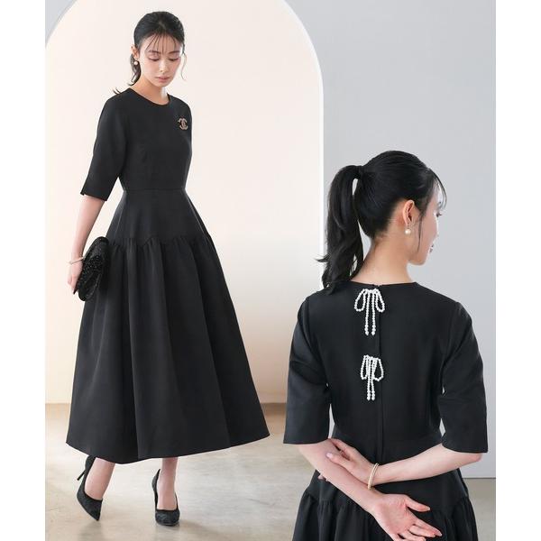 ZOZO問い合わせ番号:103901360ショップ:RUIRUE BOUTIQUE，ルイルエブティックブランド:RUIRUE BOUTIQUE，ルイルエブティック商品名:オケージョン 結婚式ドレス ｜ パール リボン バブル フレアシルエッ...