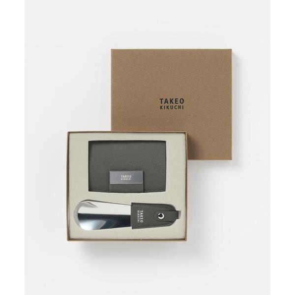 『タイムセール実施中』ZOZO問い合わせ番号:103901607ショップ:TAKEO KIKUCHI，タケオキクチブランド:TAKEO KIKUCHI，タケオキクチ商品名:シューホーン名刺入れセットカテゴリ:財布/小物>その他小物ブラ...