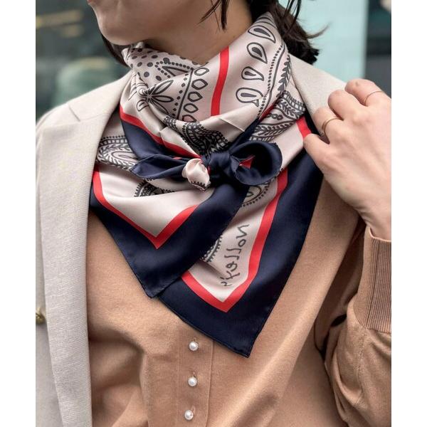 ZOZO問い合わせ番号:103902029ショップ:NOLLEY'S，ノーリーズブランド:NOLLEY'S，ノーリーズ商品名:シルクプリントスカーフ88カテゴリ:財布/小物>バンダナ/スカーフブランド品番:6-0131-2-14-10...