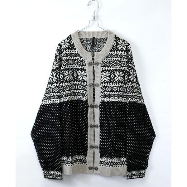 参考価格：8，990円発売時期：2023年09月コンディション：A（使用感なし）数回使用した程度で使用感が感じられないアイテム参考商品名：ジャガード チロリアン カーディガン/チロルニット/総柄/レディース メンズ参考品番：223916H【...