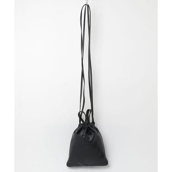 参考価格：3，960円発売時期：2022年02月コンディション：A（使用感なし）数回使用した程度で使用感が感じられないアイテム参考商品名：《UNISEX》【EX】Vegan Leather Shoulder Drawstring Bag/ヴ...