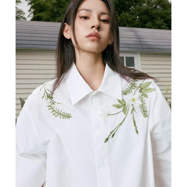 参考価格：12，980円発売時期：2024年09月コンディション：D（傷・汚れあり）傷や汚れがあるが使用には問題ないアイテム襟周り：汚れ参考商品名：花柄刺繍オープンカラーシャツ 長袖 ドレスシャツ ユニセックス HC24W1TP02【Har...
