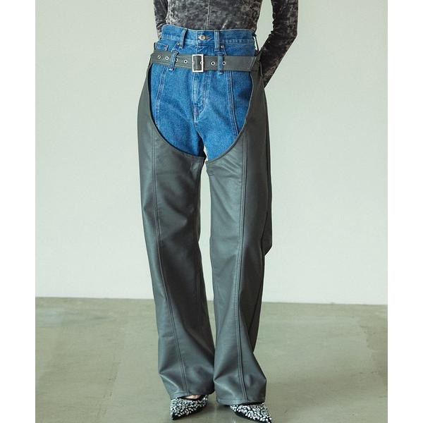 参考価格：29，700円発売時期：2023年09月コンディション：D（傷・汚れあり）傷や汚れがあるが使用には問題ないアイテム内側：毛玉前身頃：型崩れ付属品：ベルト参考商品名：ヴィーガンレザーコンビデニム / Vegan Leather Co...