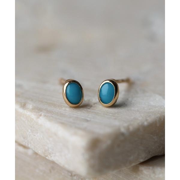 ※このアイテムは返品・交換対象外商品です。参考価格：7，700円発売時期：2024年07月コンディション：A（使用感なし）数回使用した程度で使用感が感じられないアイテム付属品：保存袋その他：※消毒済みです。参考商品名：ターコイズ ピアス |...