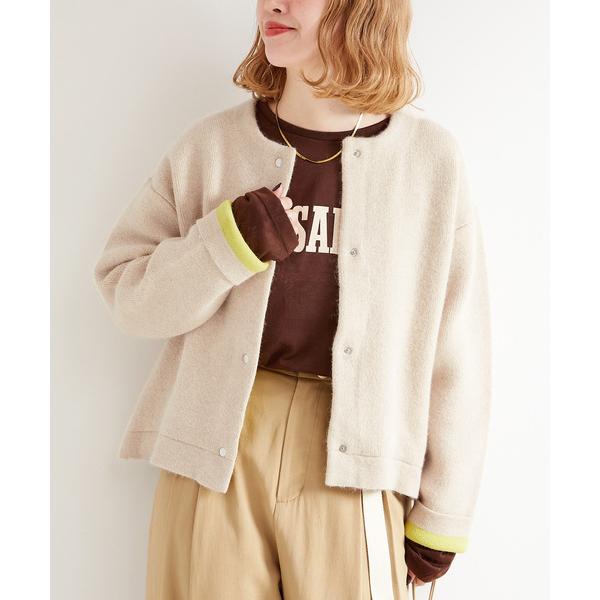 参考価格：9，900円発売時期：2024年08月コンディション：B（目立つ使用感なし）使用感が少ない、または気にならないアイテム袖：汚れ参考商品名：2層スムース編みニットブルゾン参考品番：24080700601030【商品に関する注意事項】...