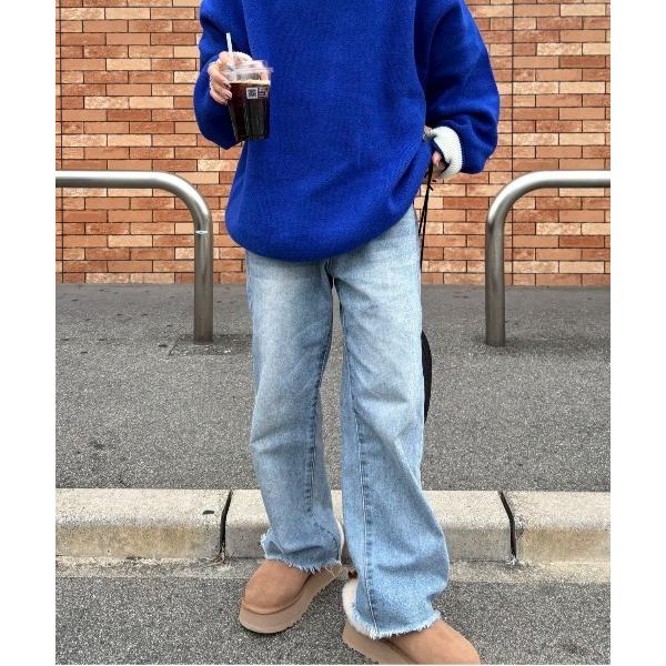 参考価格：6，490円発売時期：2022年09月コンディション：C（やや使用感あり）使用感があり、やや気になる傷や汚れがあるアイテム前身頃：汚れ参考商品名：【XSサイズあり】セルフカットストレートデニム参考品番：250-883-177-00...