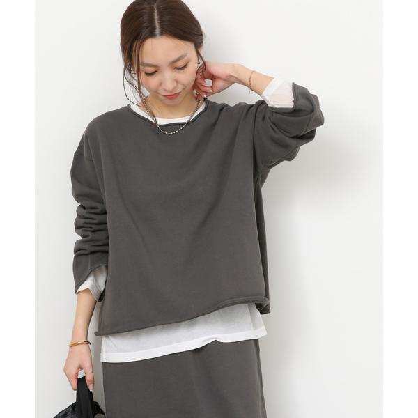 ZOZO問い合わせ番号:103937319ショップ:JOURNAL STANDARD，ジャーナルスタンダードブランド:JOURNAL STANDARD relume，ジャーナルスタンダード　レリューム商品名:クロップドスウェットカテゴリ:ト...