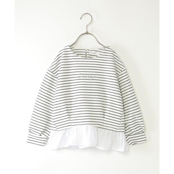 『タイムセール実施中』ZOZO問い合わせ番号:103937698ショップ:ikka LOUNGE，イッカラウンジブランド:ikka，イッカ商品名:【親子コーデ】リップルタック裾フリルプルオーバー（120~160cm）カテゴリ:トップス&gt...