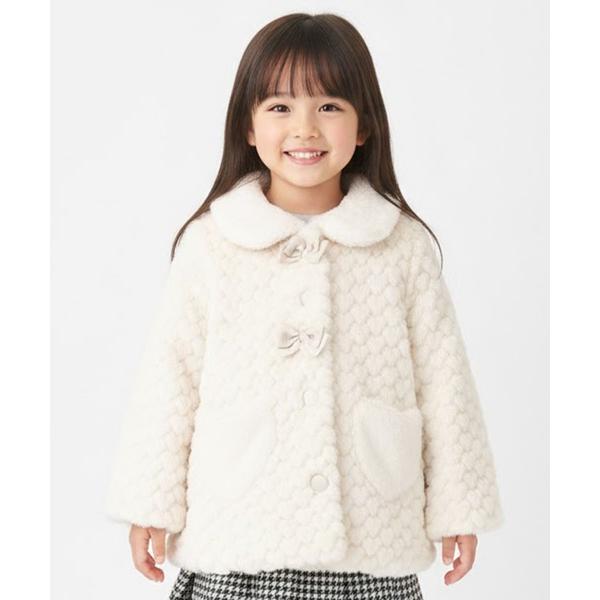 ZOZO問い合わせ番号:103937758ショップ:NARUMIYA ONLINE，ナルミヤ オンラインブランド:Pupil House，ピューピルハウス商品名:ハートモチーフフェイクファーコートカテゴリ:ジャケット/アウター>その他...