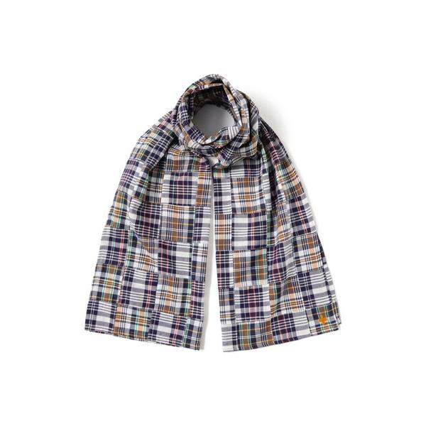 ZOZO問い合わせ番号:103938175ショップ:BEAMS MEN，ビームス メンブランド:BEAMS PLUS，ビームスプラス商品名:Stole Patch Works Madrasカテゴリ:ファッション雑貨>マフラーブランド品...