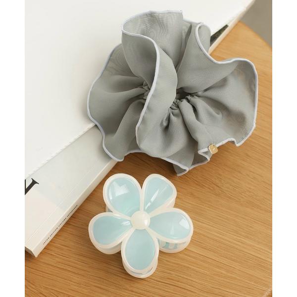 ZOZO問い合わせ番号:103938674ショップ:ANEMONE，アネモネブランド:ANEMONE，アネモネ商品名:フラワーシュシュクリップカテゴリ:ヘアアクセサリー>バレッタ/ヘアクリップブランド品番:OG830307H素材:アク...