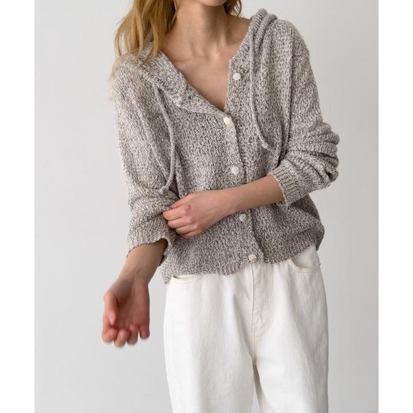 ZOZO問い合わせ番号:103938711ショップ:CANAL JEAN，キャナルジーンブランド:CANAL JEAN，キャナルジーン，El mar，エルマール商品名:El mar　スラブヤーンパーカーカーディガンカテゴリ:トップス>...