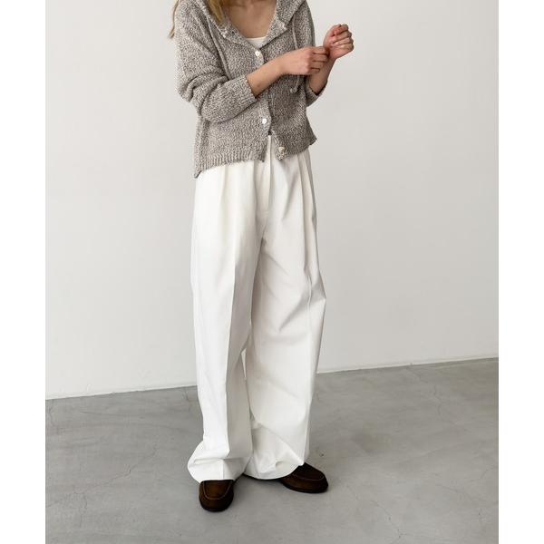 『タイムセール実施中』ZOZO問い合わせ番号:103938716ショップ:CANAL JEAN，キャナルジーンブランド:CANAL JEAN，キャナルジーン，El mar，エルマール商品名:El mar　コットンツータックパンツカテゴリ:パ...