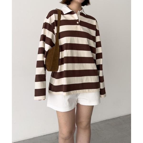 『タイムセール実施中』ZOZO問い合わせ番号:103938717ショップ:CANAL JEAN，キャナルジーンブランド:CANAL JEAN，キャナルジーン，El mar，エルマール商品名:El mar　ラガーシャツカテゴリ:トップス&gt...