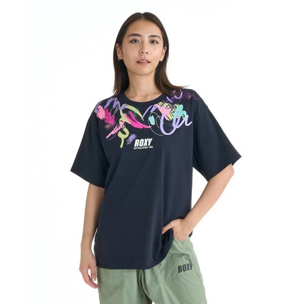 ZOZO問い合わせ番号:103939008ショップ:ROXY/QUIKSILVER，ロキシー/クイックシルバーブランド:ROXY，ロキシー商品名:ROXY ウィメンズ FITNESS FEEL THE SPARK S/S T Tシャツ 【2...