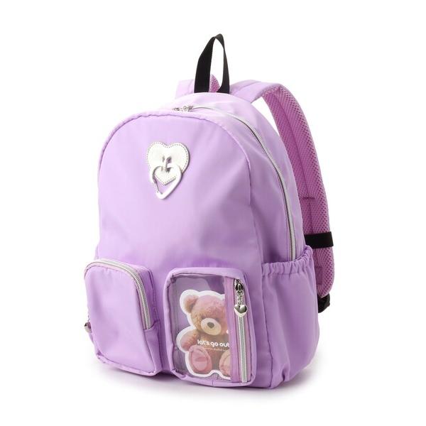 『タイムセール実施中』ZOZO問い合わせ番号:103939208ショップ:SHOO・LA・RUE，シューラルーブランド:SHOO・LA・RUE，シューラルー商品名:ハートカラビナリュックカテゴリ:バッグ>バックパック/リュックブランド...