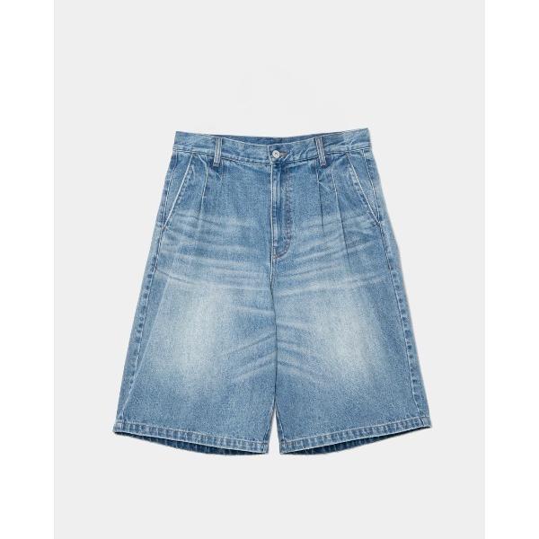 ZOZO問い合わせ番号:103939535ショップ:APPLEBUM，アップルバムブランド:APPLEBUM，アップルバム商品名:“Teyana” Denim Shortsカテゴリ:パンツ>デニムパンツブランド品番:2610815素材...