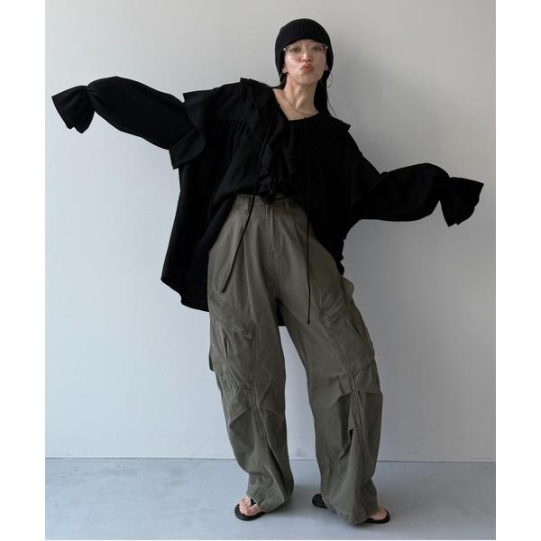 『タイムセール実施中』ZOZO問い合わせ番号:103939606ショップ:properson，プロパーソンブランド:wee9s，ウィークス商品名:WAFFRILL TOPS / ワッフリル，ワッフルフリルトップスカテゴリ:トップス>シ...