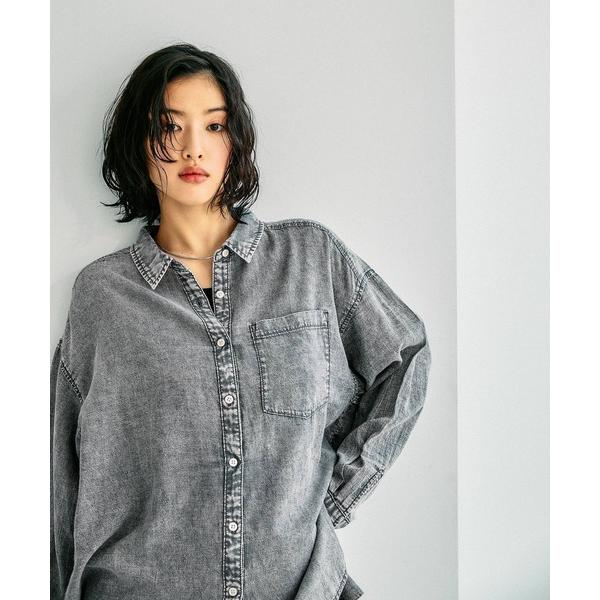 ZOZO問い合わせ番号:103939801ショップ:LEPSIM，レプシィムブランド:LEPSIM，レプシィム商品名:AIRデニム長袖シャツ　639492カテゴリ:トップス>シャツ/ブラウスブランド品番:639492素材:本体：綿10...