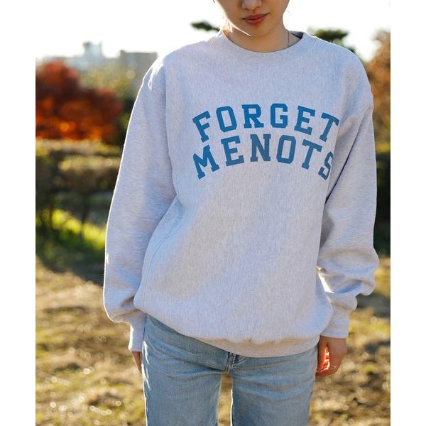 ZOZO問い合わせ番号:103940285ショップ:Forget-me-nots，フォーゲットミーノッツブランド:forget-me-nots，フォーゲットミーノッツ商品名:Forget-me-nots COLLEGE LOGO CREW ...