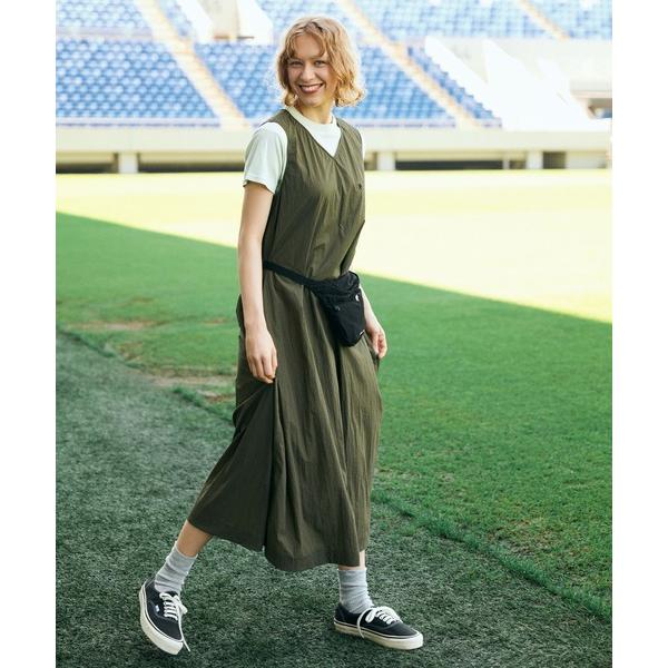 ZOZO問い合わせ番号:103940496ショップ:Bshop，ビショップブランド:GYMPHLEX，ジムフレックス，Bshop，ビショップ商品名:Gymphlex | リップストップ ノースリーブワンピース WOMENカテゴリ:ワンピース...