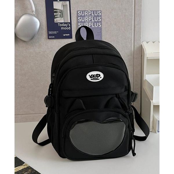 『タイムセール実施中』ZOZO問い合わせ番号:103941091ショップ:VIBGYOR，ヴィブジョーブランド:VIBGYOR，ヴィブジョー商品名:lulunoix/ハートクリアポケットリュック N15473カテゴリ:バッグ>バックパ...