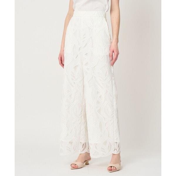 ZOZO問い合わせ番号:103941623ショップ:ANAYI，アナイブランド:ANAYI，アナイ商品名:リーフコード刺繍ワイドパンツ〈セットアップ対応商品〉カテゴリ:パンツ>その他パンツブランド品番:10261112120素材:表地...