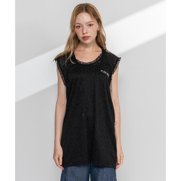 ZOZO問い合わせ番号:103941732ショップ:JACK of ALL TRADES，ジャック・オブ・オール・トレーズブランド:FLEK，フレック商品名:LEOPARD PRINT LONG SLEEVELESSカテゴリ:トップス&gt...