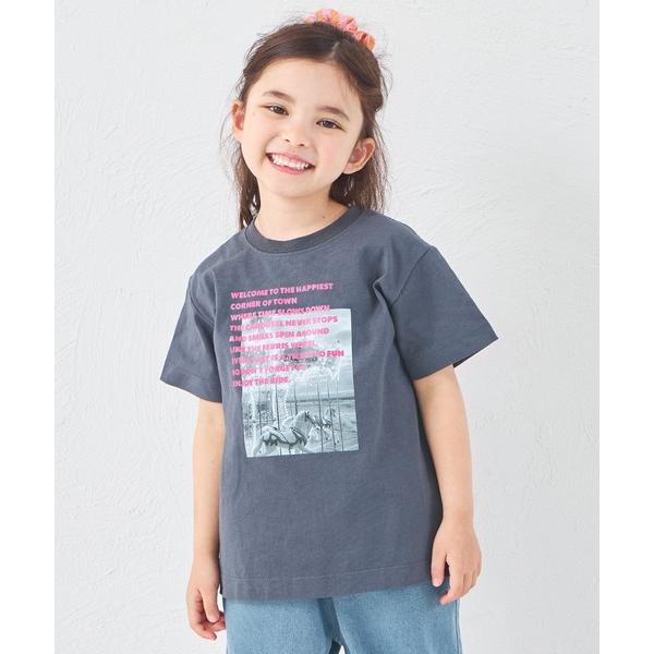 『セール実施中』ZOZO問い合わせ番号:103941764ショップ:pairmanon，ペアマノンブランド:pairmanon，ペアマノン，coucou manon，ククゥ マノン商品名:【綿100%】ガールズ テーマパーク フォトプリント...