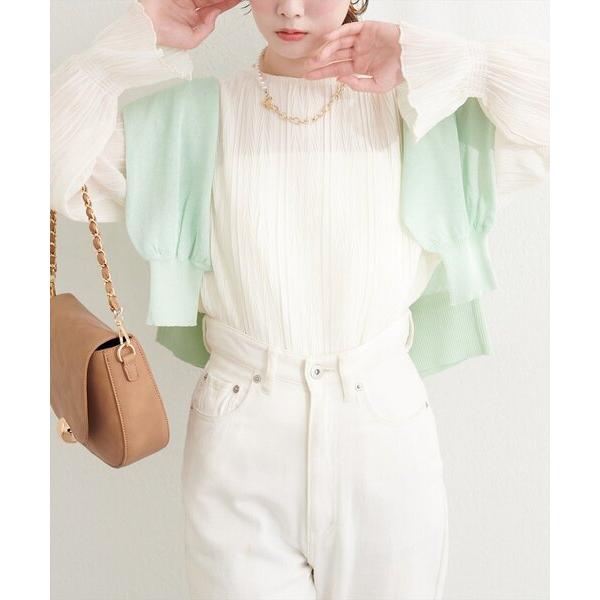 『タイムセール実施中』ZOZO問い合わせ番号:103941942ショップ:natural couture，ナチュラルクチュールブランド:natural couture，ナチュラルクチュール商品名:キャンディスリーブプリーツブラウスカテゴリ:...