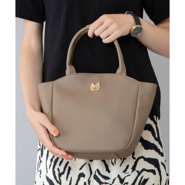 ZOZO問い合わせ番号:103942321ショップ:JELLY BEANS，ジェリービーンズブランド:JELLY BEANS，ジェリービーンズ商品名:catツイストロックトートバッグ(192-61417)JELLY BEANS(ジェリービー...