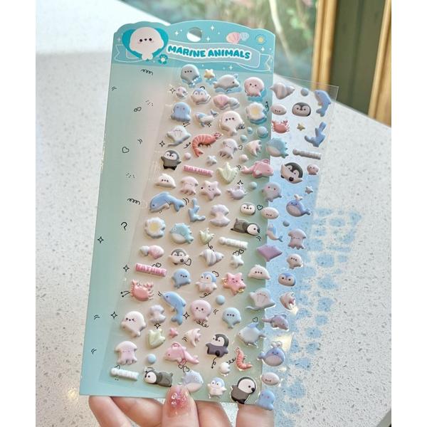 『セール実施中』ZOZO問い合わせ番号:103942523ショップ:Bonjour Sagan，ボンジュールサガンブランド:LAC-VERT，ラック・ヴェール，Bonjour Sagan，ボンジュールサガン商品名:3Dぷくぷくアニマルシール...