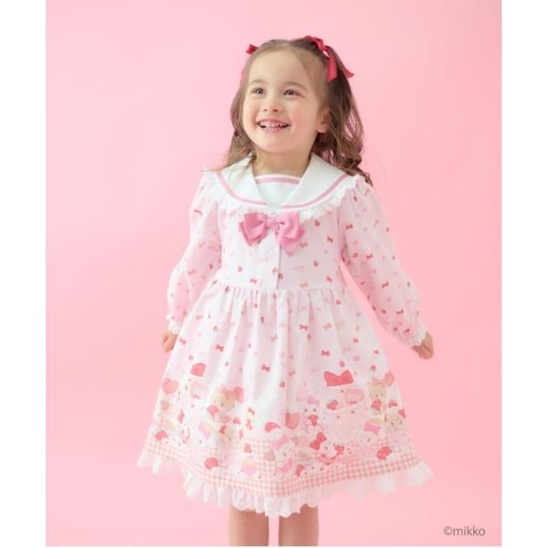 ZOZO問い合わせ番号:103942642ショップ:KIMURATAN ONLINE，キムラタン オンラインブランド:coeur a coeur，クーラクール商品名:【Lil ala mode×coeur a coeur】セーラーワンピース...