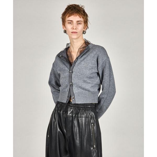 参考価格：24，200円発売時期：2025年09月コンディション：A（使用感なし）数回使用した程度で使用感が感じられないアイテム参考商品名：リバーシブルチュールニットカーディガン / Reversible Tulle Knit Cardig...