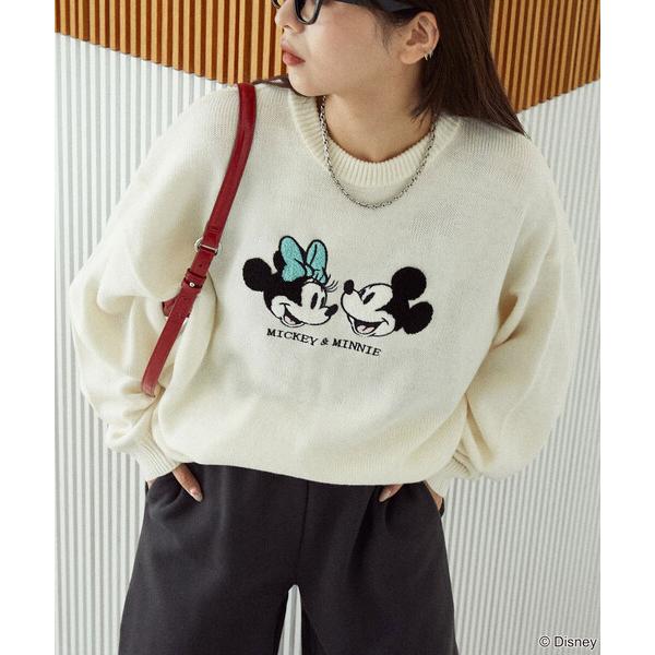 参考価格：6，996円発売時期：2025年09月コンディション：C（やや使用感あり）使用感があり、やや気になる傷や汚れがあるアイテム首周り：汚れ袖口：汚れ参考商品名：PUBLUX/パブリュクス Mickey Mouse＆Minnie Mou...