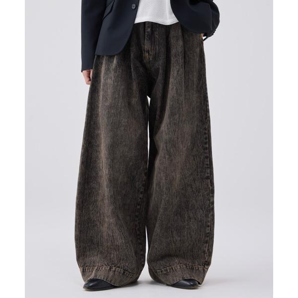 『タイムセール実施中』参考価格：8，800円発売時期：2025年02月コンディション：B（目立つ使用感なし）使用感が少ない、または気にならないアイテム全体的：色あせ、型崩れすそ周り：ほつれ、汚れ参考商品名：Wide buggy vintag...