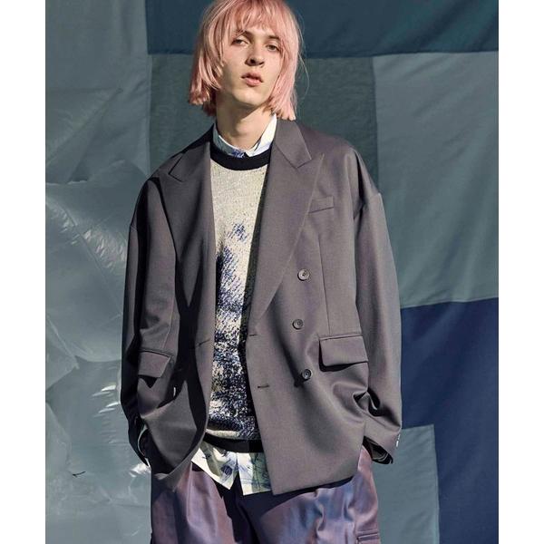 参考価格：19，800円発売時期：2024年02月コンディション：A（使用感なし）数回使用した程度で使用感が感じられないアイテム参考商品名：《UNISEX》Wool Mix Prime-Over Peaked Lapel Double Ta...