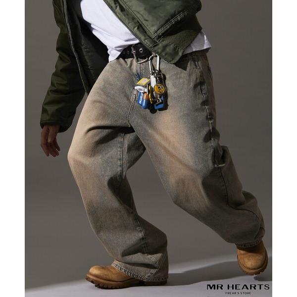 『セール実施中』参考価格：5，995円発売時期：2023年12月コンディション：A（使用感なし）数回使用した程度で使用感が感じられないアイテム参考商品名：限定展開 MR HEARTS/ミスターハーツ VINTAGE WASH WIDE ST...