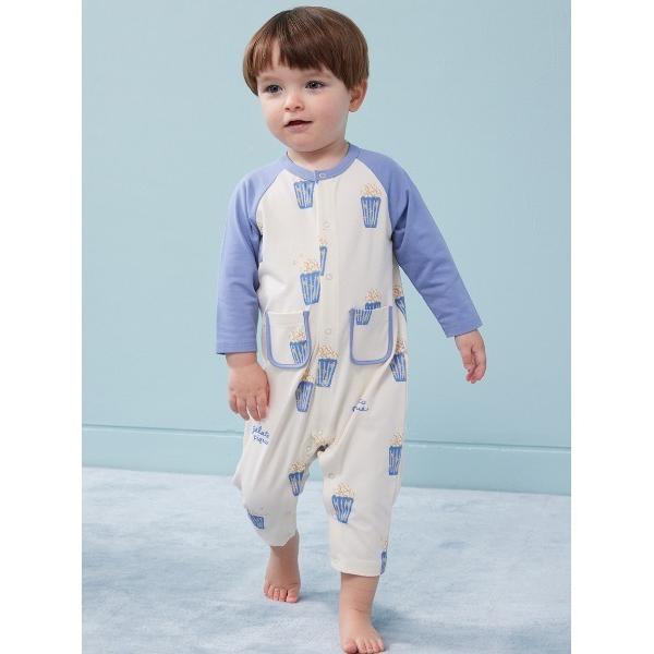 ※このアイテムは返品・交換対象外商品です。ZOZO問い合わせ番号:103978234ショップ:gelato pique，ジェラート　ピケブランド:gelato pique，ジェラートピケ商品名:【BABY】ポップコーン柄ロンパースカテゴリ:...