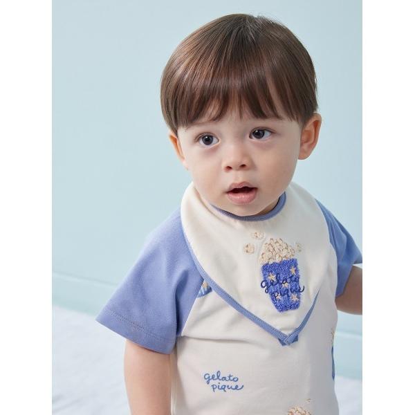 ※このアイテムは返品・交換対象外商品です。ZOZO問い合わせ番号:103978248ショップ:gelato pique，ジェラート　ピケブランド:gelato pique，ジェラートピケ商品名:【BABY】ポップコーン柄スタイカテゴリ:ママ...