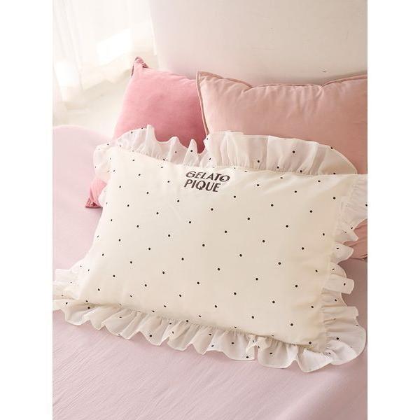 ZOZO問い合わせ番号:103978278ショップ:gelato pique，ジェラート　ピケブランド:gelato pique Sleep，ジェラートピケスリープ商品名:【WhiteDay】【Sleep】パッケージ付き3柄フリルピローケー...