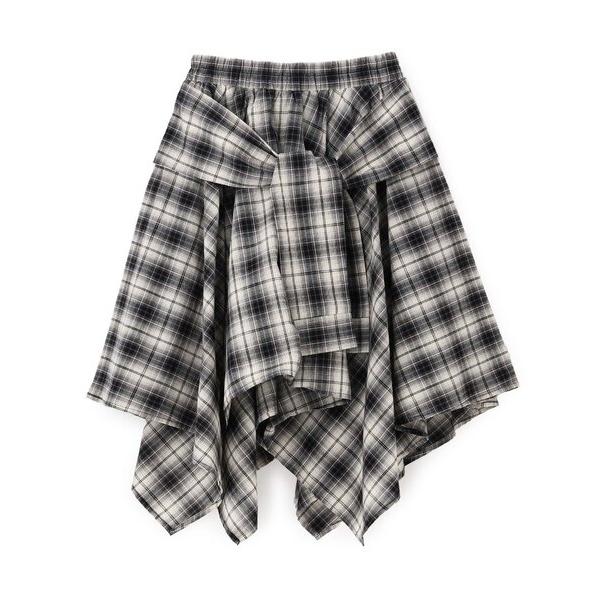 ZOZO問い合わせ番号:103978473ショップ:NARUMIYA ONLINE，ナルミヤ オンラインブランド:LOVETOXIC，ラブトキシック商品名:【LTXC】腰巻き風チェックミディスカートカテゴリ:スカート>スカートブランド...