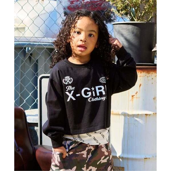 ZOZO問い合わせ番号:103978486ショップ:X-girl Stages，エックスガール ステージスブランド:X-girl Stages，エックスガールステージス商品名:ロゴ長袖Tシャツ+総柄ロゴタンクトップセットカテゴリ:トップス&...