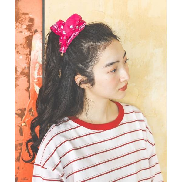 ZOZO問い合わせ番号:103978697ショップ:niko and...，ニコアンドブランド:niko and...，ニコアンド商品名:バンダナシュシュカテゴリ:ヘアアクセサリー>シュシュブランド品番:622590素材:ポリエステル...