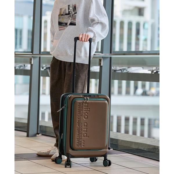 ZOZO問い合わせ番号:103978717ショップ:niko and...，ニコアンドブランド:niko and...，ニコアンド商品名:ニコロゴ折り畳みキャリーケース/容量約45Lカテゴリ:雑貨/ホビー>トラベルグッズブランド品番:...