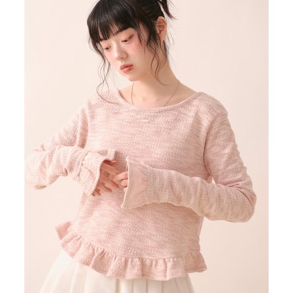 ZOZO問い合わせ番号:103978738ショップ:mideal，マイディールブランド:loin nuit，ロワンニュイ商品名:frill design tops / フリルデザイントップスカテゴリ:トップス>Tシャツ/カットソーブラ...