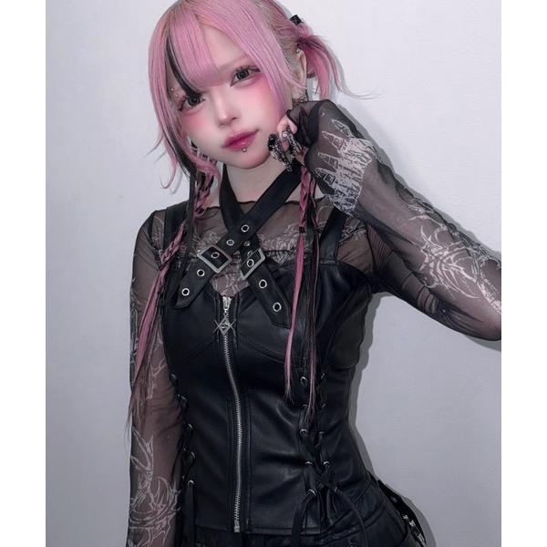 ZOZO問い合わせ番号:103979482ショップ:A'GEM/9 × .kom，エージェムナインブランド:REFLEM，レフレム商品名:『REFLEM/レフレム』クロスベルトビスチェカテゴリ:トップス>その他トップスブランド品番:R...