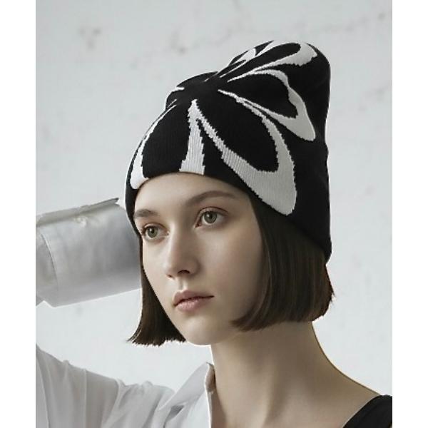 ZOZO問い合わせ番号:103979745ショップ:BURNER，バーナーブランド:Burner，バーナー商品名:【Caburu（カブル）】ビッグフラワージャカードニット帽　 cab-bosi-30-7カテゴリ:帽子>ニットキャップ/...