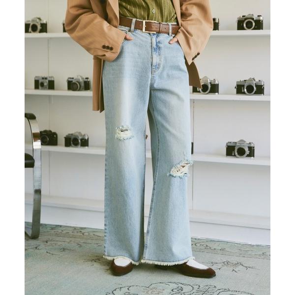 参考価格：9，900円発売時期：2024年02月コンディション：D（傷・汚れあり）傷や汚れがあるが使用には問題ないアイテム全体的：汚れ、色あせ参考商品名：Distressed cut-off denim pants/ダメージデニムカットオフ...